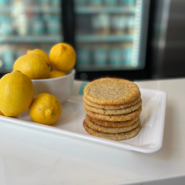 Frozen Lemon Sugar Cookie Dough - Sweet Bee Bakeshop